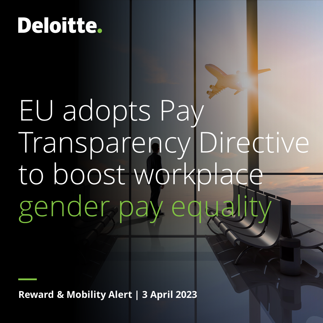 EU adopts Pay Transparency Directive to boost workplace gender pay ...