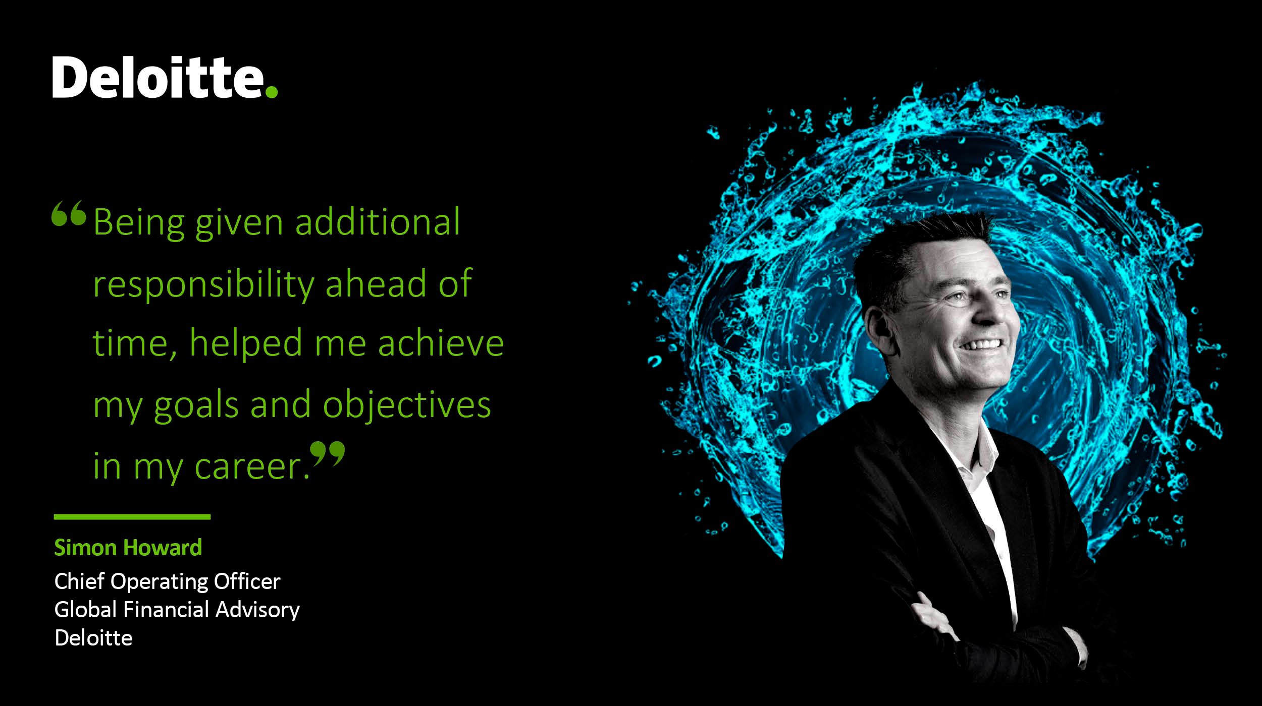 Deloitte Global Financial Advisory | Success story | Simon Howard