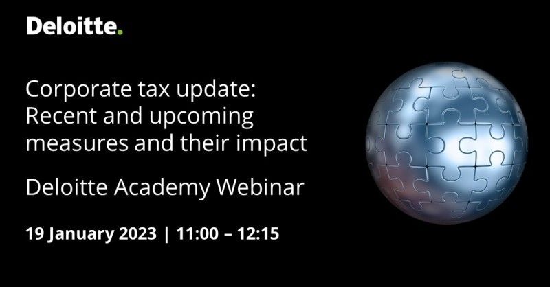 Corporate Tax Update | Recent and upcoming measures and their impact