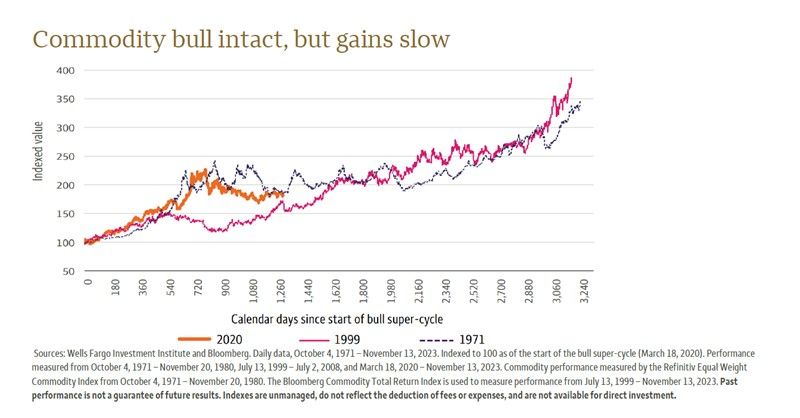Chart of the Week: Commodity bull intact, but gains slow